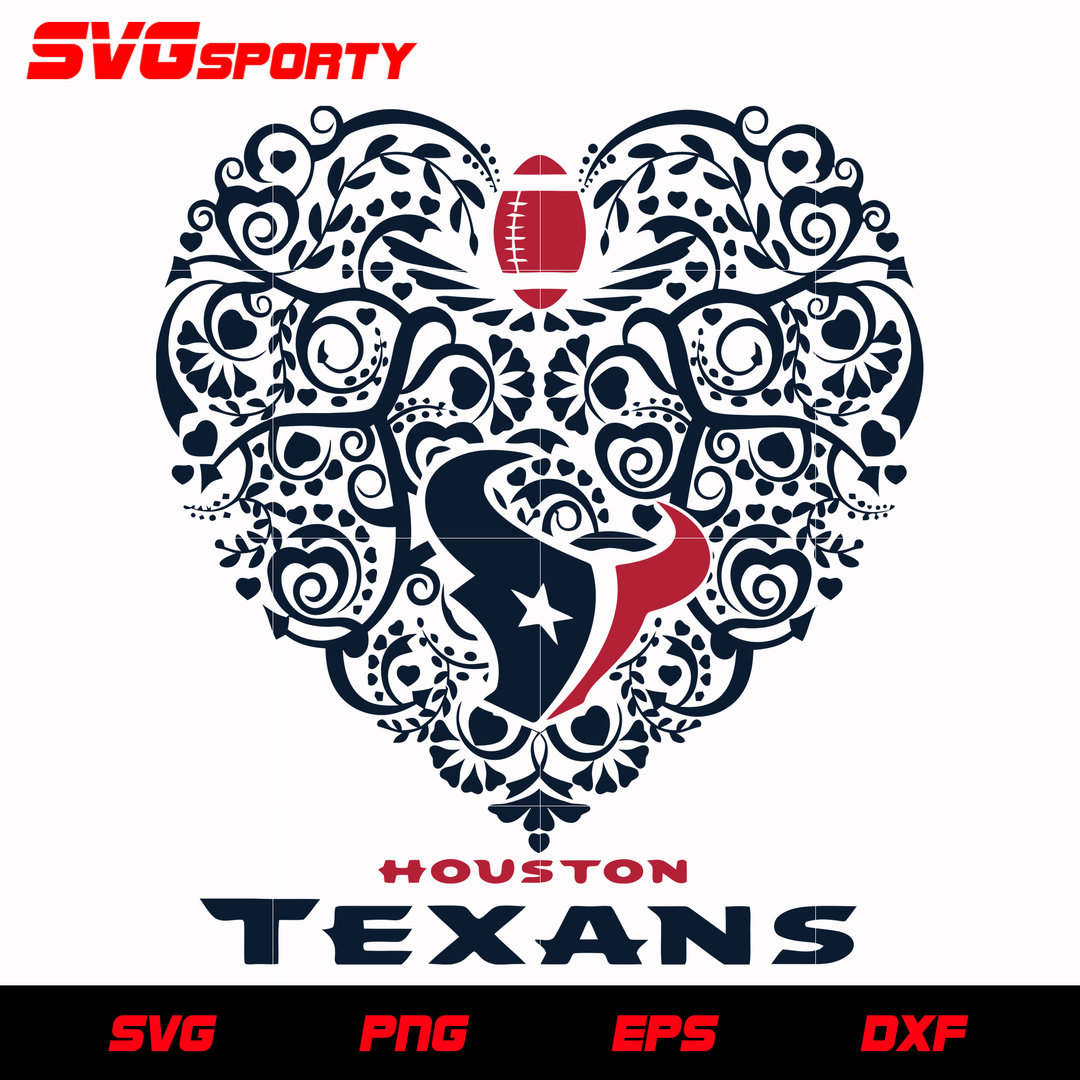 Houston Texans Logo Vector Art Black And White Houston Texans Decal #5