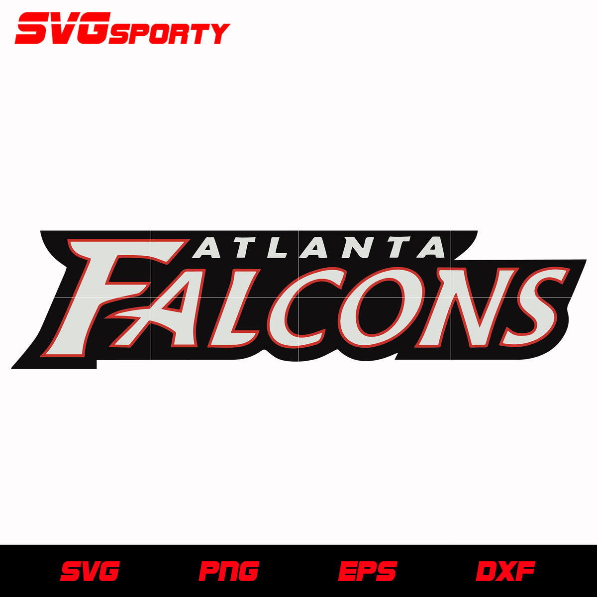 Atlanta Falcons Text Logo 3 svg, nfl svg, eps, dxf, png, digital file ...