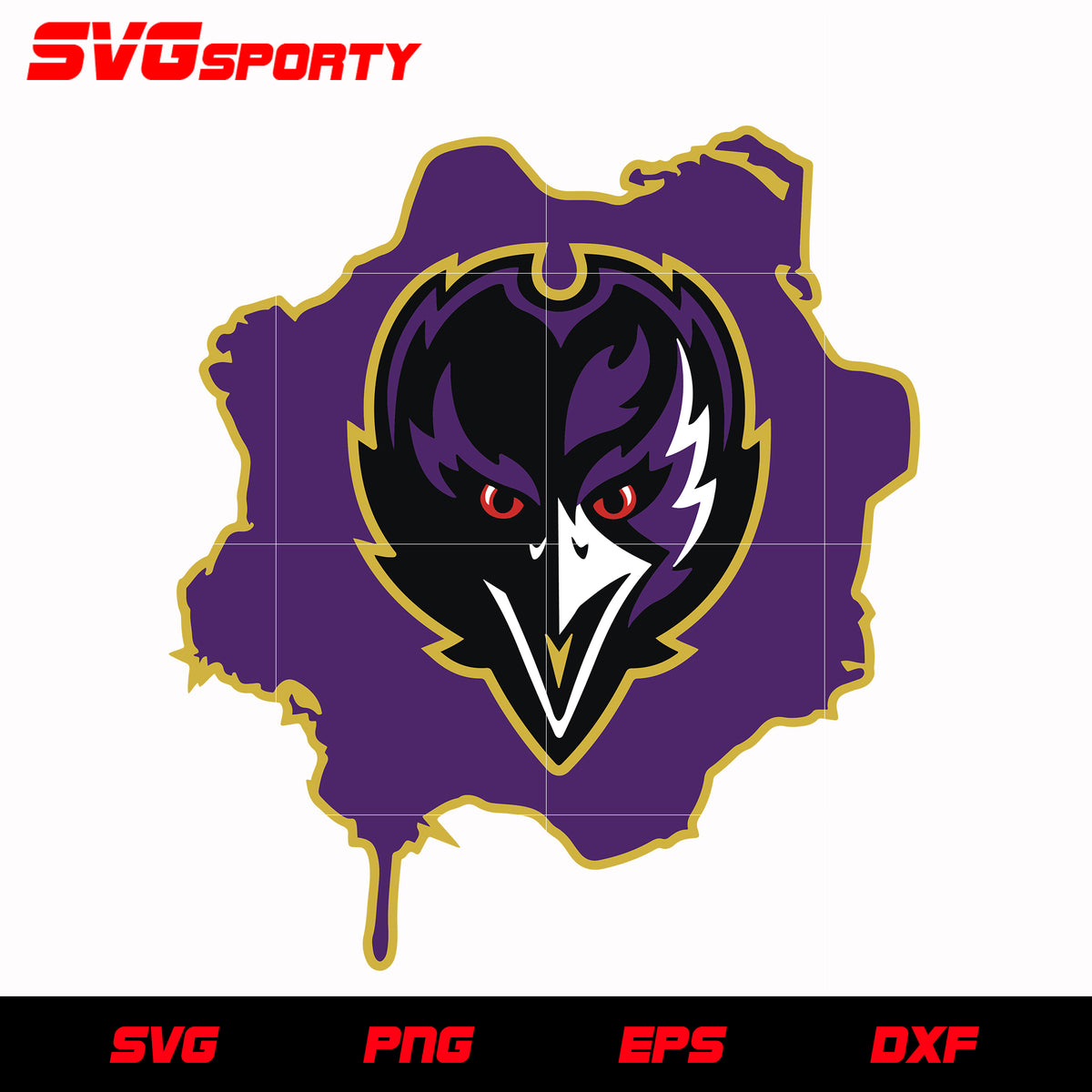 Baltimore Ravens Map svg, nfl svg, eps, dxf, png, digital file – SVG Sporty
