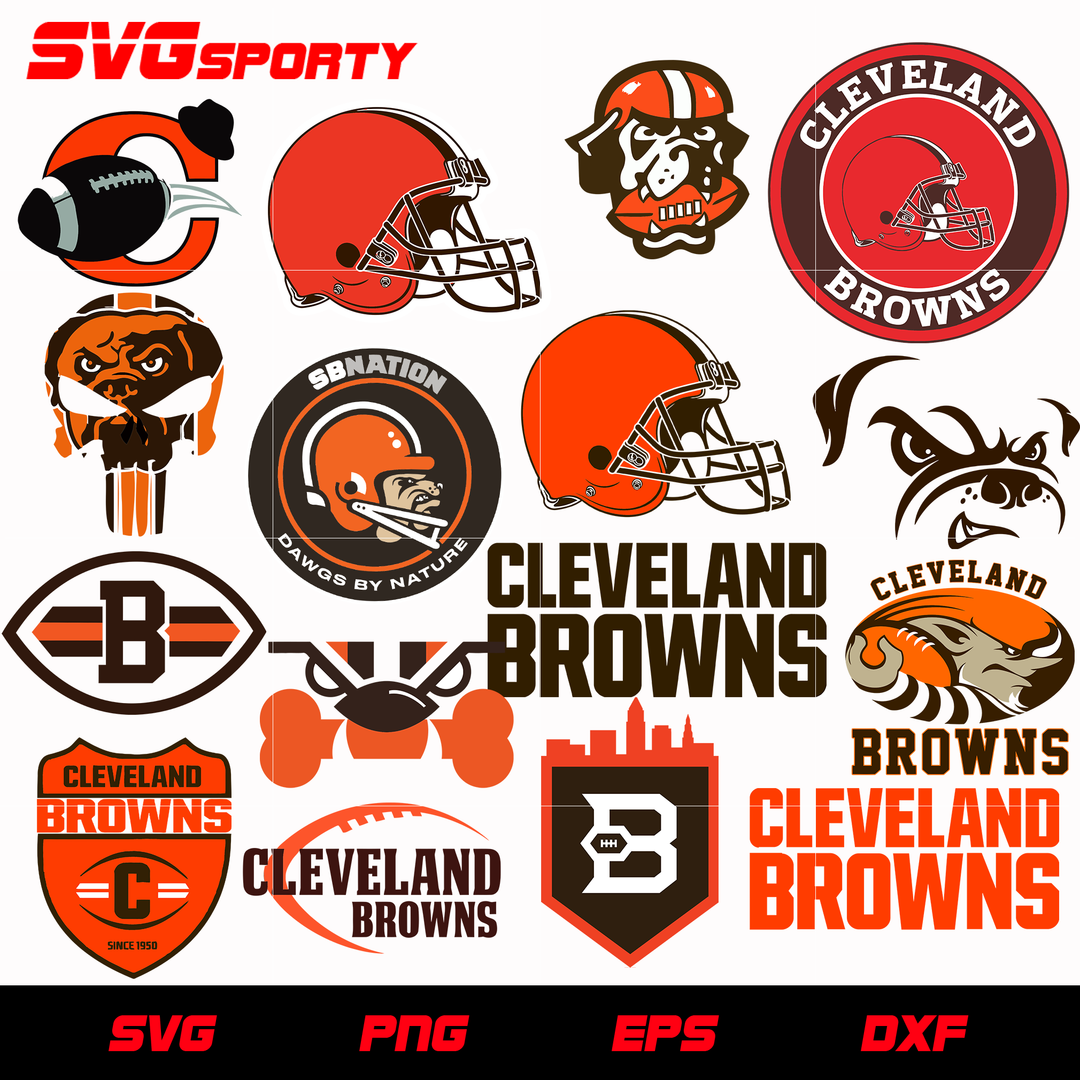 Cleveland Browns Logo Clip Art Cleveland Browns, NFL 3D Printed Logo,