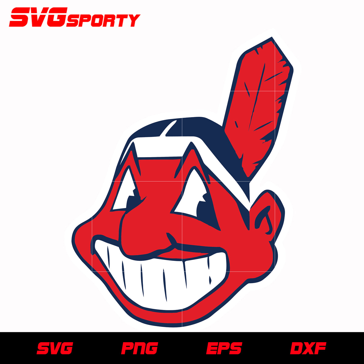 Cleveland Indians Logo Vector Cleveland Indians Baseball Svg Mlb Svg