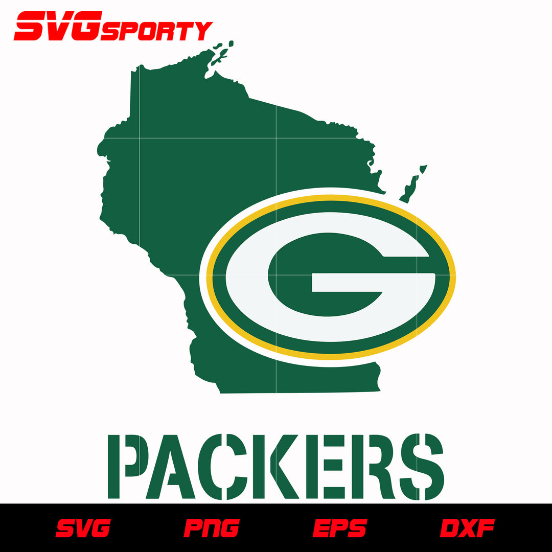 Green Bay Packers Logo Svg Georgia Packers Svgnfl Svg, Football Svg