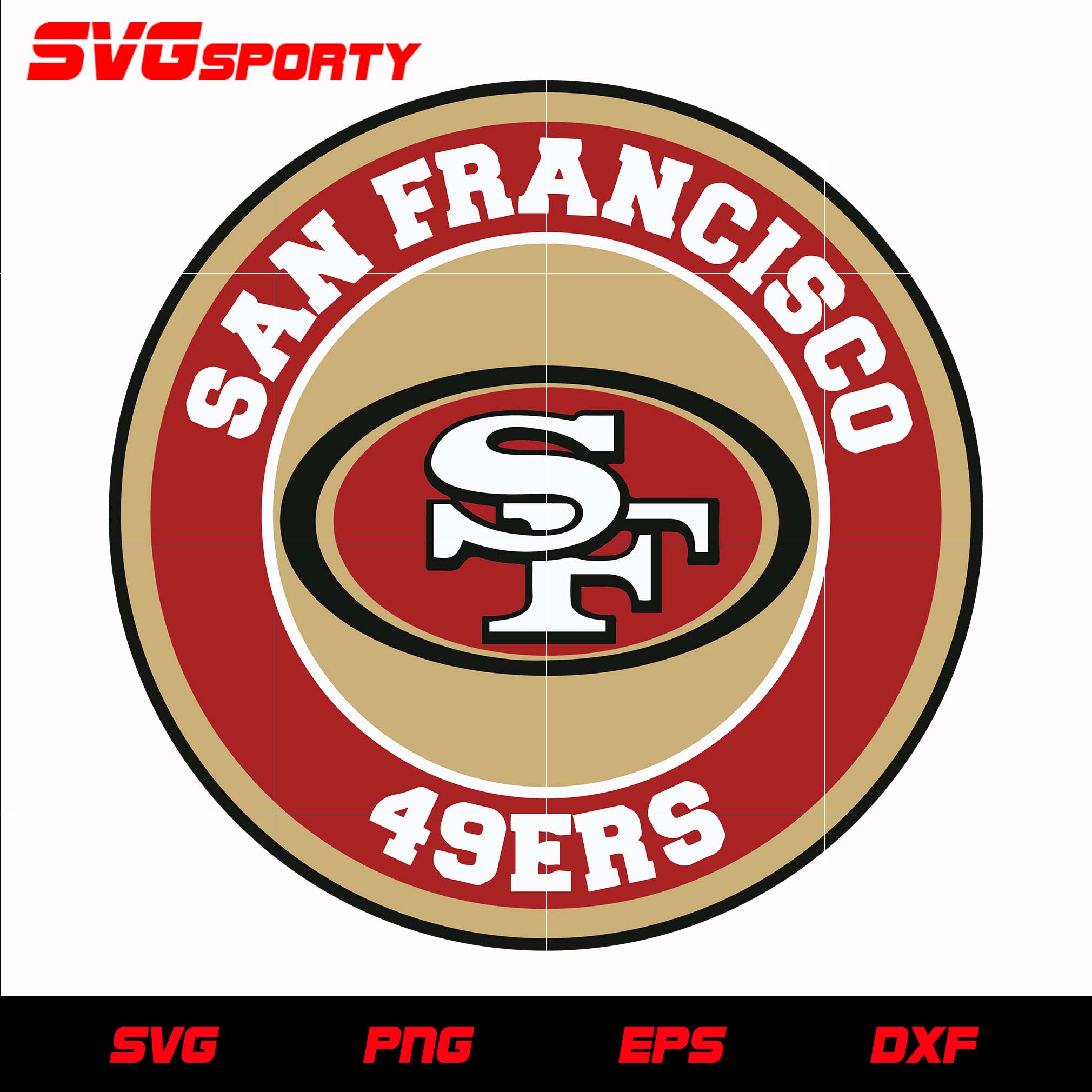 San Francisco 49ers Logo Coloring Pages Svg Document