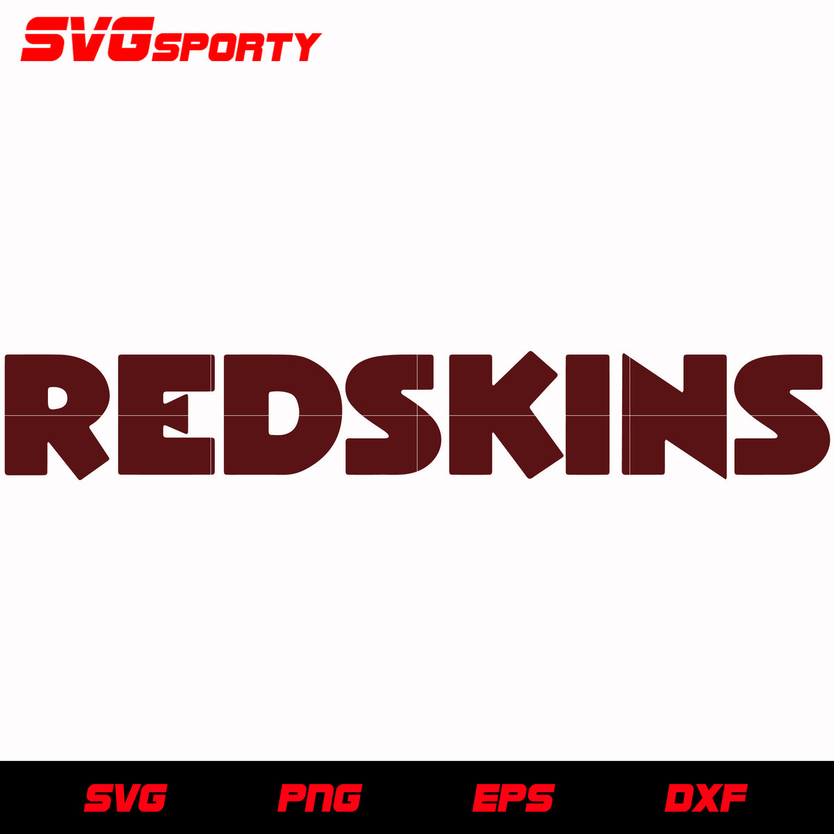 Washington Redskins Text Logo svg, nfl svg, eps, dxf, png, digital fil ...